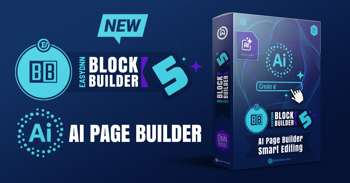 BlockBuilder 5 Brings an AI Page Builder to DNN