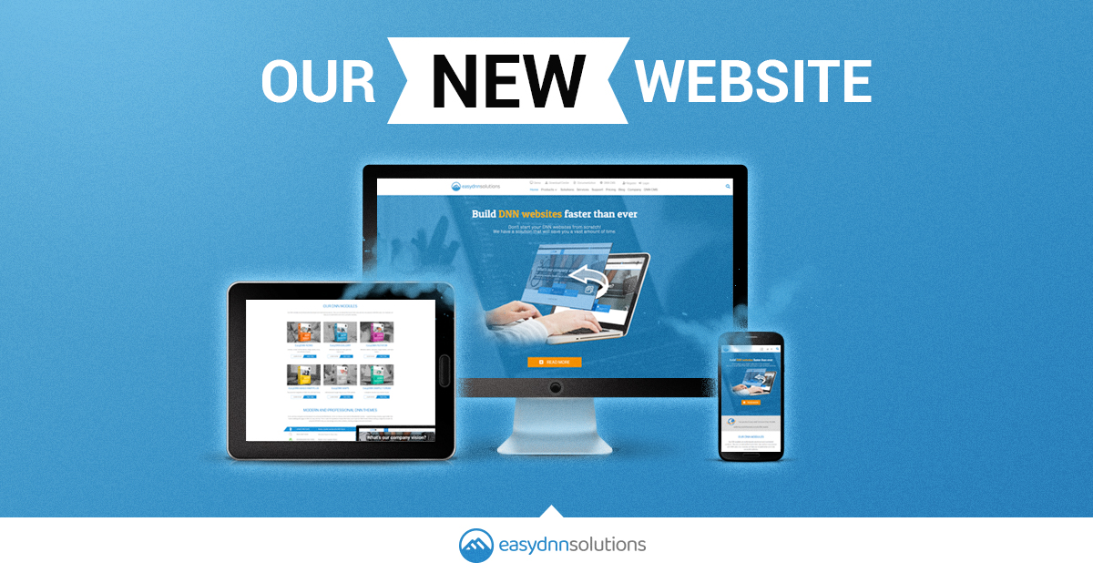 We’ve just launched our new web site - EasyDNNsolutions